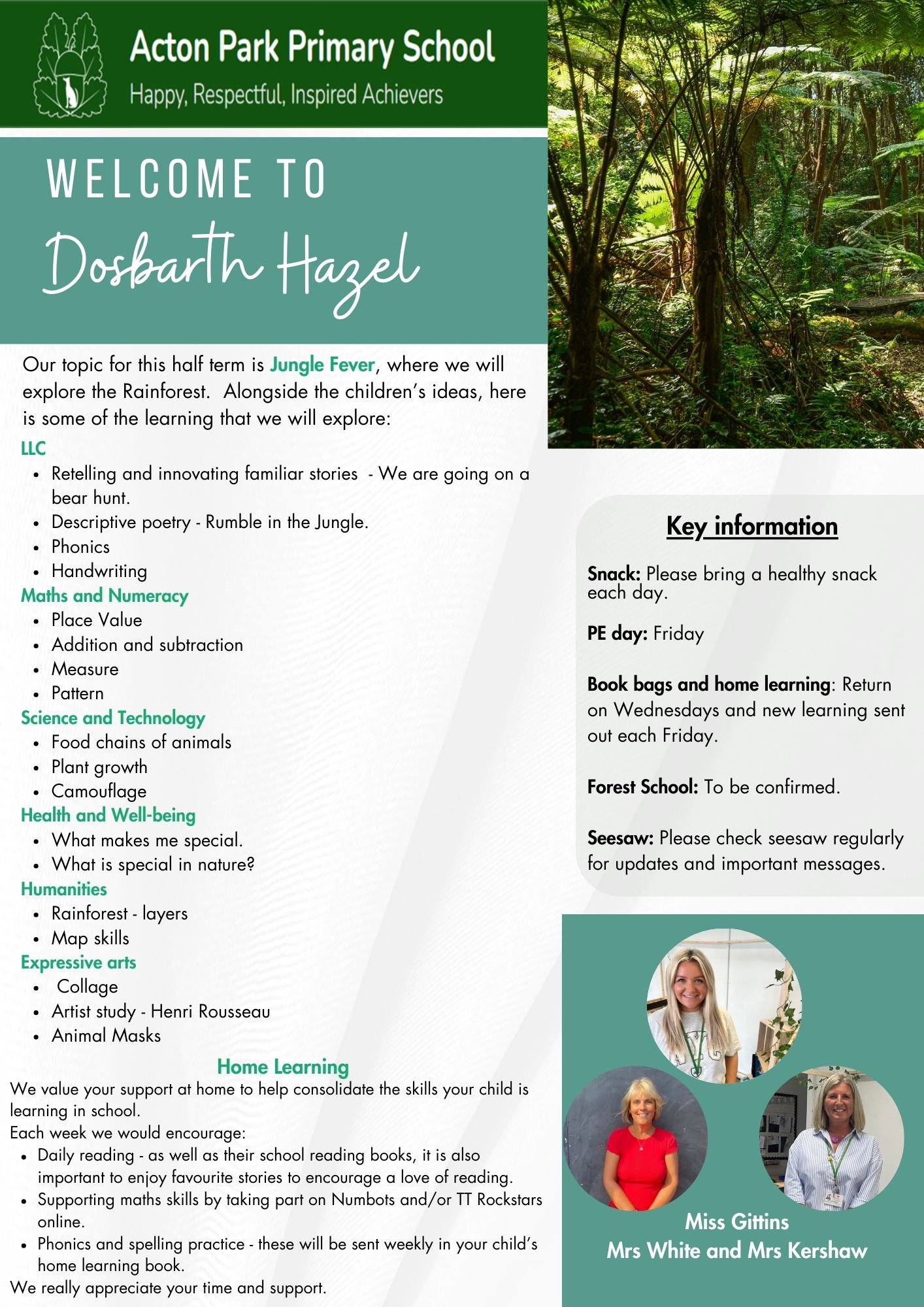 Acton Park Primary School - Hazel